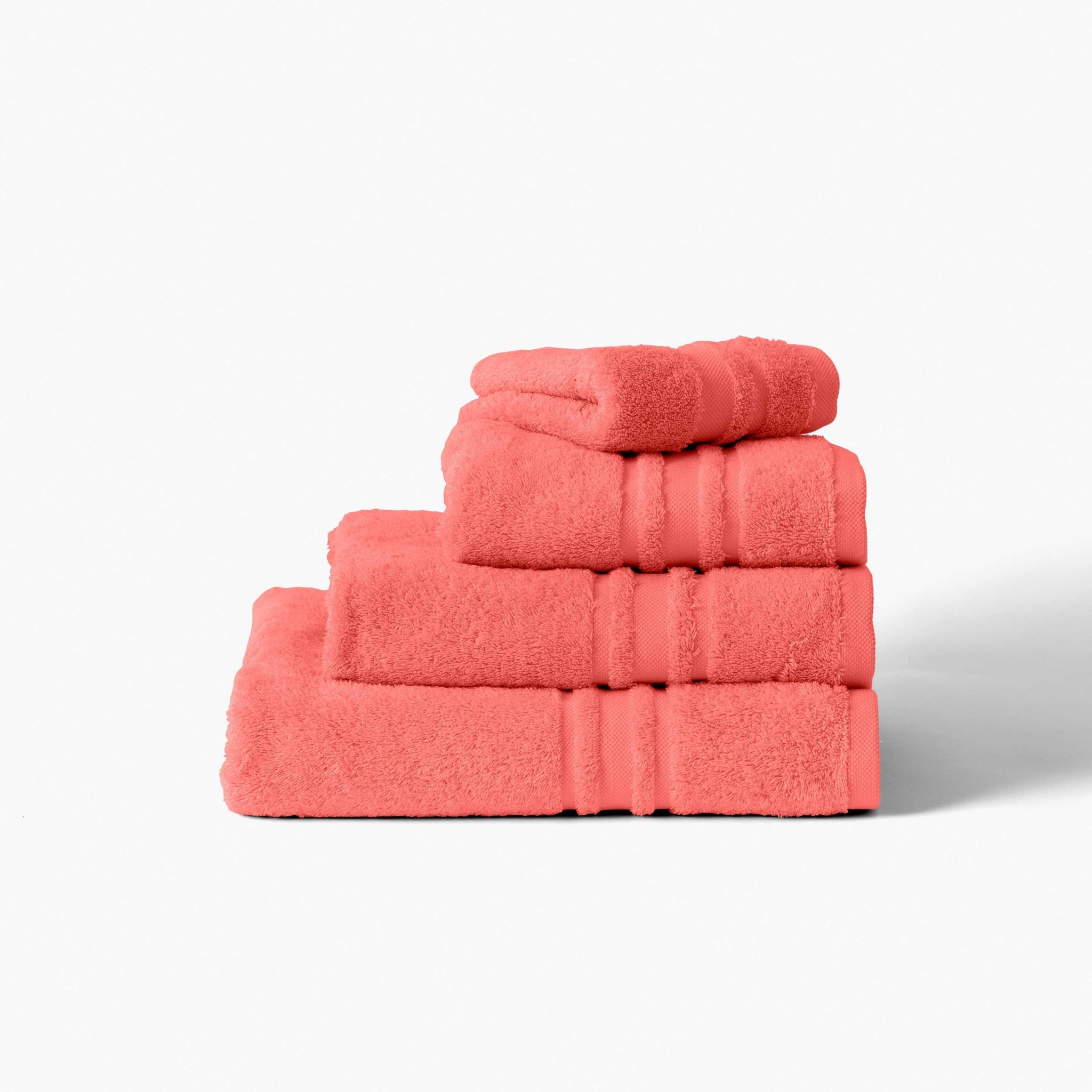 Coral colored towels store